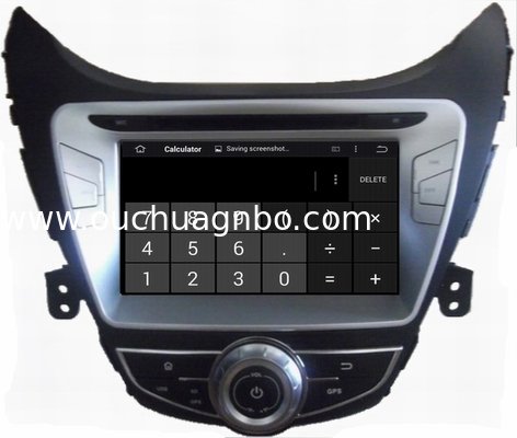 Ouchuangbo Car GPS Navigation DVD Multimedia Kit for Hyundai Elantra 2014 Android 4.4 3G Wifi Bluetooth iPod OCB-8058D supplier