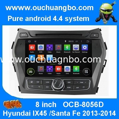 Ouchuangbo Car GPS Navi DVD Stereo for Hyundai IX45 /Santa Fe 2013-2014 Android 4.4 Radio Bluetooth iPod OCB-8056D supplier