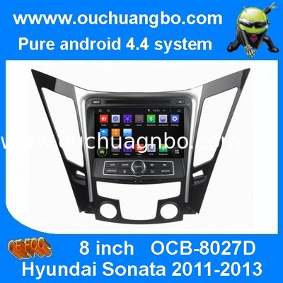 Ouchuangbo Car GPS Navigation iPod USB Hyundai Sonata 2011-2013 Android 4.4 DVD Multimedia System OCB-8027D supplier