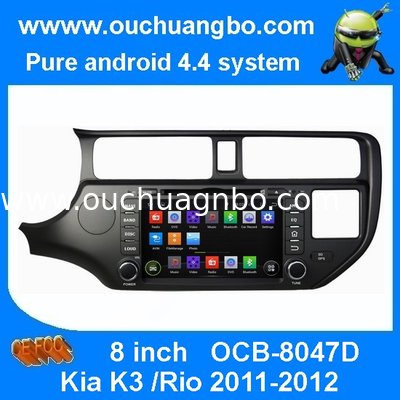 Ouchuangbo Car Radio Head Unit Stereo DVD Player for Kia K3 /Rio 2011-2012 Android 4.4 GPS iPod USB OCB-8047D supplier