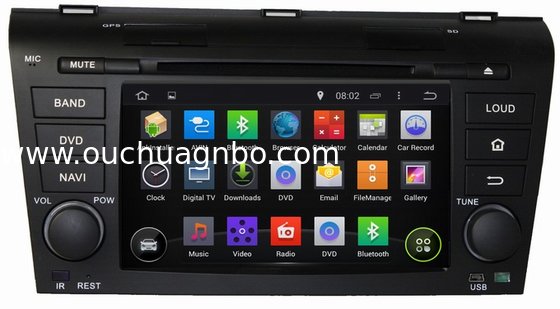 Ouchuangbo Car Radio Multimedia Kit Stereo DVD Player Android 4.4 for Mazda 3 2004-2009 OCB-7003D supplier