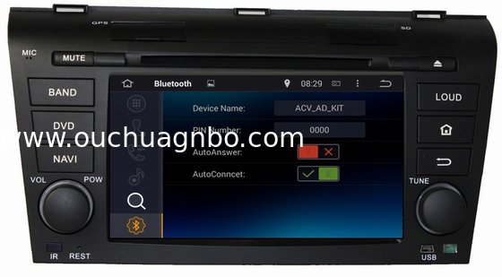 Ouchuangbo Car Radio Multimedia Kit Stereo DVD Player Android 4.4 for Mazda 3 2004-2009 OCB-7003D supplier