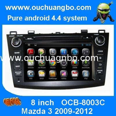 Ouchuangbo Pure Android 4.2 DVD Multimedia Kit GPS for Mazda 3 2009-2012 3G wifi Bluetooth Radio OCB-8003C supplier