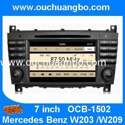 Ouchuangbo Auto DVD Multimedia Radio for Mercedes Benz W203 /W209 GPS Navigation iPod USB TV Audio Player supplier