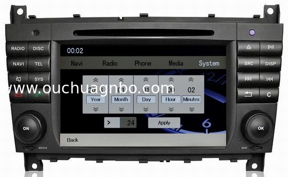 Ouchuangbo Auto DVD Multimedia Radio for Mercedes Benz W203 /W209 GPS Navigation iPod USB TV Audio Player supplier