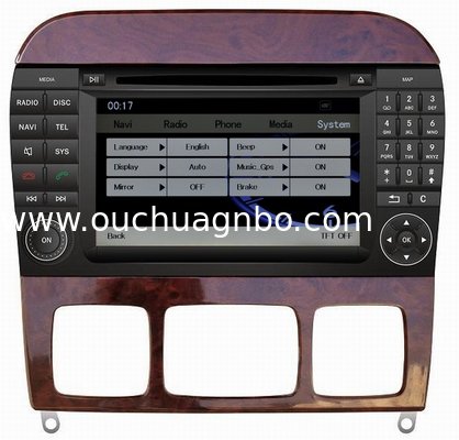 Ouchuangbo Auto GPS Navigation for Mercedes Benz S W220 1998-2005 USB iPod DVD Radio Stereo System OCB-1505 supplier