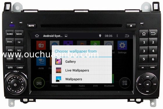 Ouchuangbo HD Car Radio DVD Touch Screen for Mercedes Benz Viano Vito Android 4.4 Multimedia Video Player OCB-7002D supplier