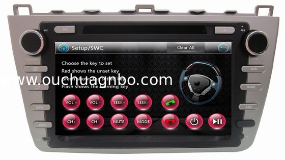 Ouchuangbo Auto GPS Navigation for Mazda 6 /Mazda 6 Ruiyi /Mazda 6 Ultra Car Radio DVD VCD USB SWC OCB-8001A supplier