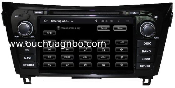 Ouchuangbo Car GPS Stereo DVD Multimedia Kit for Nissan QashQai /X-Trail 2014 Android 4.4 3G Wifi Bluetooth OCB-8052D supplier