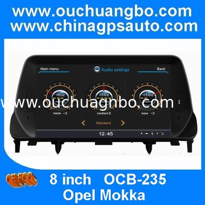 Ouchuangbo S100 platform DVD stereo Radio Opel Mokka Car GPS Navigation A8 Chipset 3 zone supplier