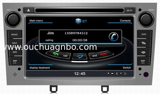 Ouchuangbo S100 A8 Dual Core 7&amp;quot;DVD Player For Peugeot 408 Car GPS Navi Multimedia System supplier