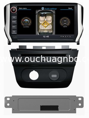 Ouchuangbo Auto DVD Multimedia Radio for Peugeot 2008 3G Wifi GPS Navigation iPod SWC S100 Platform OCB-374 supplier