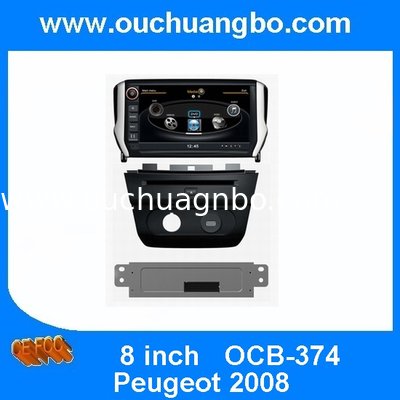 Ouchuangbo Auto DVD Multimedia Radio for Peugeot 2008 3G Wifi GPS Navigation iPod SWC S100 Platform OCB-374 supplier