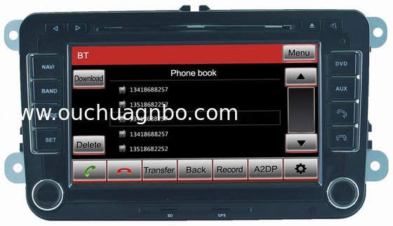 Skoda Fabia/Octavia/Superb/Roomster car DVD with RDS bluetooth iPod CD player OCB-8785-1 supplier