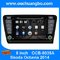 Ouchuangbo Car GPS DVD Nav Multimedia for Skoda Octavia 2014 USB iPod Main menu language supplier