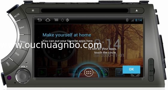 Ouchuangbo Special Android 4.0 Car Audio GPS/ Blue tooth iPod for Ssangyong Actyon /Kyron DVD Navi S150 Radio OCB-158C supplier