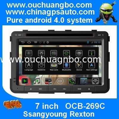 Ouchuangbo car gps navigation s150 system special for Ssangyoung Rexton android 4.0 touch screen auto radio OCB-269C supplier