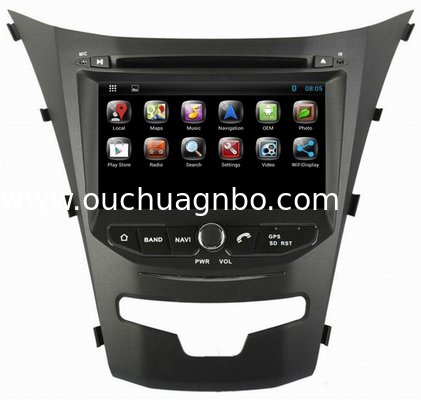 Ouchuangbo Android 4.2 Car DVD Radio Stereo System for Ssangyong Korando 2014 3G Wifi USB GPS OCB-8067C supplier