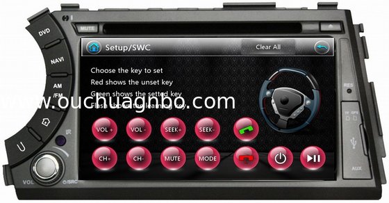 Ouchuangbo Head Unit DVD Player for Ssangyong Actyon Sports 2005-2013 GPS Navi USB iPod SWC OCB-7066A supplier