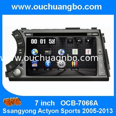 Ouchuangbo Head Unit DVD Player for Ssangyong Actyon Sports 2005-2013 GPS Navi USB iPod SWC OCB-7066A supplier