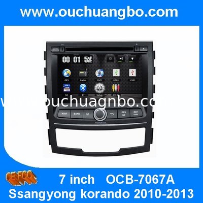 Ouchuangbo Auto Multimedia System for Ssangyong korando 2010- 2013 DVD Radio iPod Bluetooth TV OCB-7067A supplier