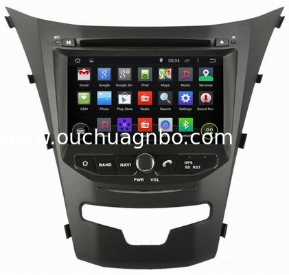 Ouchuangbo Auto Stereo GPS Navigation Multimedia System for Ssangyong Korando 2014 Android supplier