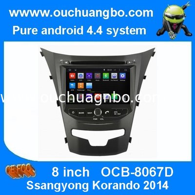 Ouchuangbo Auto Stereo GPS Navigation Multimedia System for Ssangyong Korando 2014 Android supplier