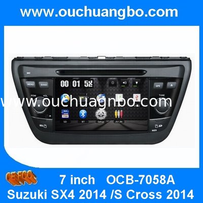 Ouchuangbo Car GPS DVD Stereo for Suzuki SX4 2014 /S Cross 2014 USB iPod Radio Player OCB-7058A supplier