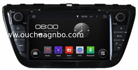 Ouchuangbo Auto GPS Navigation DVD Multimedia Kia for Suzuki SX4 /S Cross 2014 Pure Android 4.4 System OCB-8073D supplier