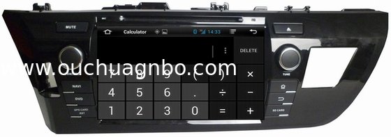 Ouchuangbo Auto Navi Multimedia Kit Toyota Levin 2014 Android 4.2 3G Wifi Bluetooth Radio Player OCB-9003C supplier