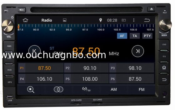 Ouchuangbo Auto Stereo GPS Navigation for Volkswagen Jetta /Sharan /T5 Android 4.4 DVD Audio Player OCB-7009D supplier