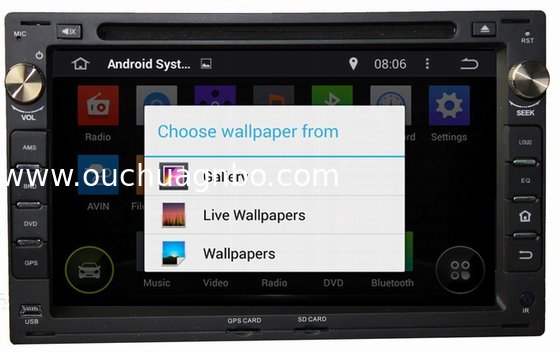 Ouchuangbo Auto Stereo GPS Navigation for Volkswagen Jetta /Sharan /T5 Android 4.4 DVD Audio Player OCB-7009D supplier