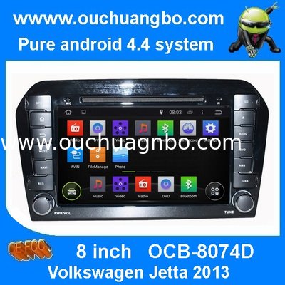 Ouchuangbo Auto GPS Navigation 3G Wifi Bluetooth Audio System for Volkswagen Jetta 2013 Android 4.4 OCB-8074D supplier