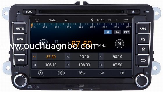 Ouchuangbo Auto Radio BT RDS GPS System for Volkswagen Tiguan /Touran /Polo Android 4.4 3G supplier