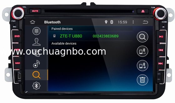 Ouchuangbo Pure Android 4.4 DVD Radio Stereo Bluetooth USB for Volkswagen Golf MK5 /Caddy supplier