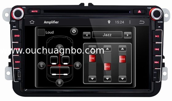 Ouchuangbo Pure Android 4.4 DVD Radio Stereo Bluetooth USB for Volkswagen Golf MK5 /Caddy supplier