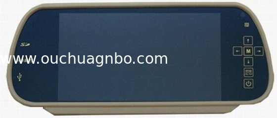 Ouchuangbo car camera Rearview Mirror waterproof Parking Back Up with LCD screen MP5 two-w supplier