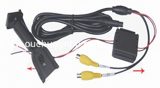 Car Rear View Rearview Mirror Monitor with Special Bracket 480*272 Resolution 2Video Input supplier