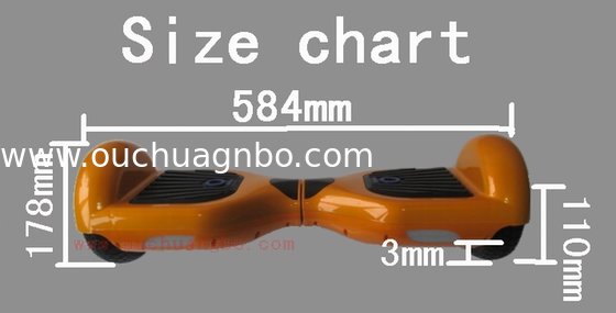 Ouchuangbo Yellow Self-balancing vehicle electric balancing scooter OCB-XX11 supplier