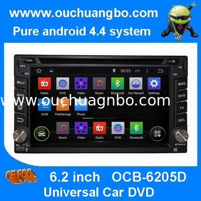 Ouchuangbo 6.2 Inch Audio Radios for Universal Car DVD Android 4.4 GPS Navigaiton iPod USB OCB-6205D supplier