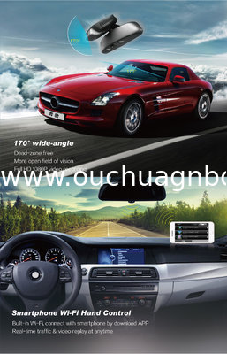 Ouchuangbo car hidden wifi DVR camera for Volvo XC60 Built-in Wifi Control mobile APP 1920*1080P G-sensor supplier