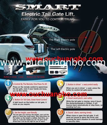 Ouchuangabo high quality Smart Auto Electric Tail Gate Lift for Ford Edge 2012-2013 Height Avoid Pinch supplier