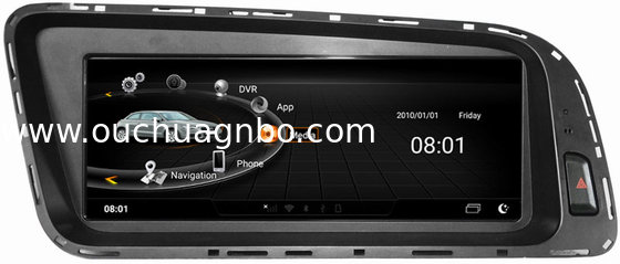 Ouchuangbo media player GPS radio for Audi Q5 2009-2015 support BT MP3 mirror link android 8.0 OS 4+32 supplier