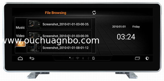 Ouchuangbo gps multimedia player for Audi Q5 2014 support BT MP3 mirror link android 8.0 OS 4+32 supplier