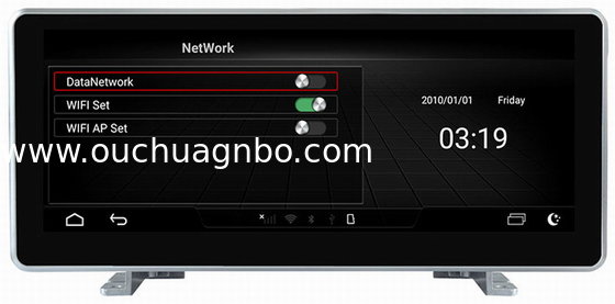 Ouchuangbo gps multimedia player for Audi Q5 2014 support BT MP3 mirror link android 8.0 OS 4+32 supplier