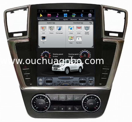 Ouchuangbo tesla style 12.1 Mercedes Benz ML GL 2012-2015 car audio gps radio android 7.1 OS 2GB+32GB supplier