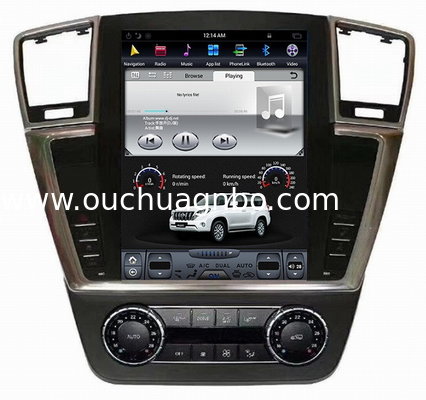 Ouchuangbo tesla style 12.1 Mercedes Benz ML GL 2012-2015 car audio gps radio android 7.1 OS 2GB+32GB supplier