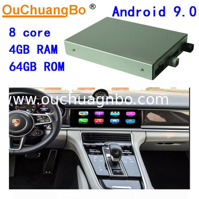 Ouchuangbo upgrade original car screen to android 9.0 4GB RAM 64GB ROM  for 12.3 inch screen Porsche Panamera 2017 supplier